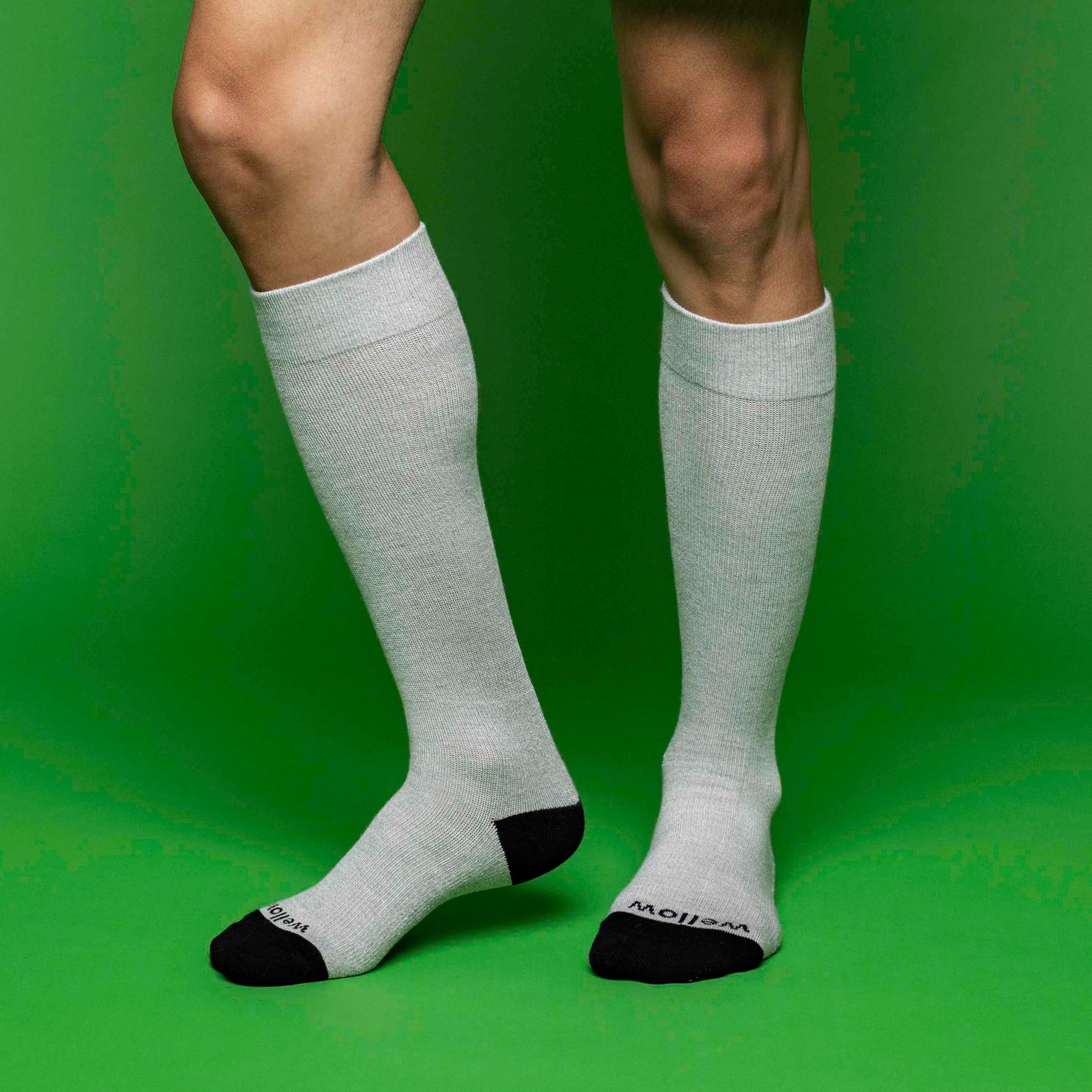 Black Heather | Compression Socks | Single Pair – Wellow