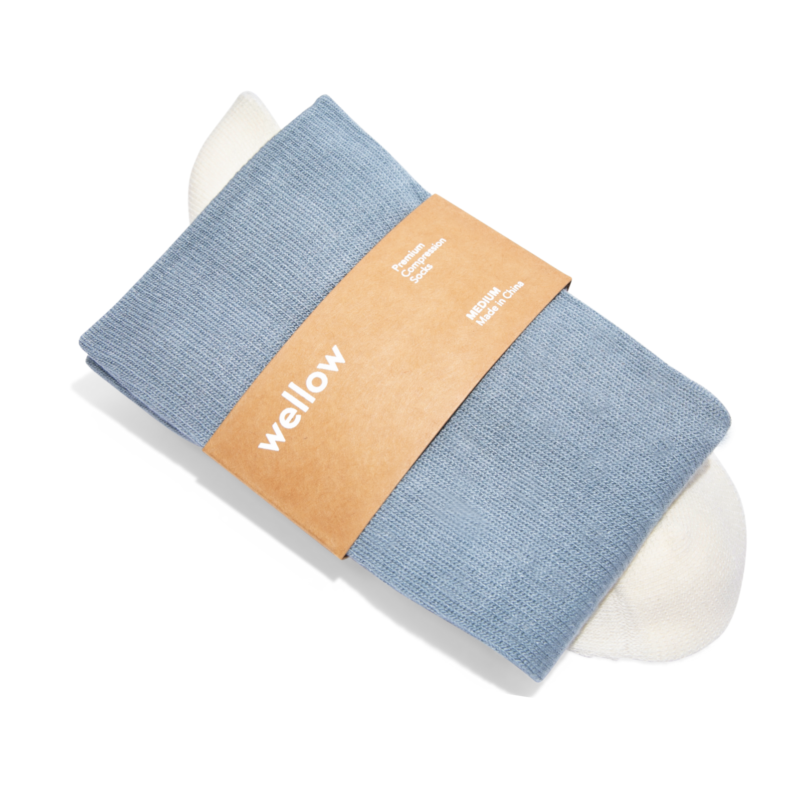 Powder Blue | Compression Socks | Single Pair – Wellow