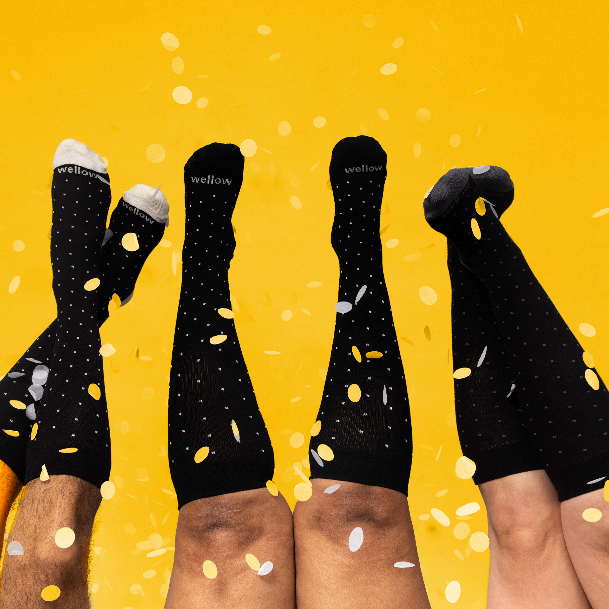 Black Dot | Compression Socks | Single Pair – Wellow